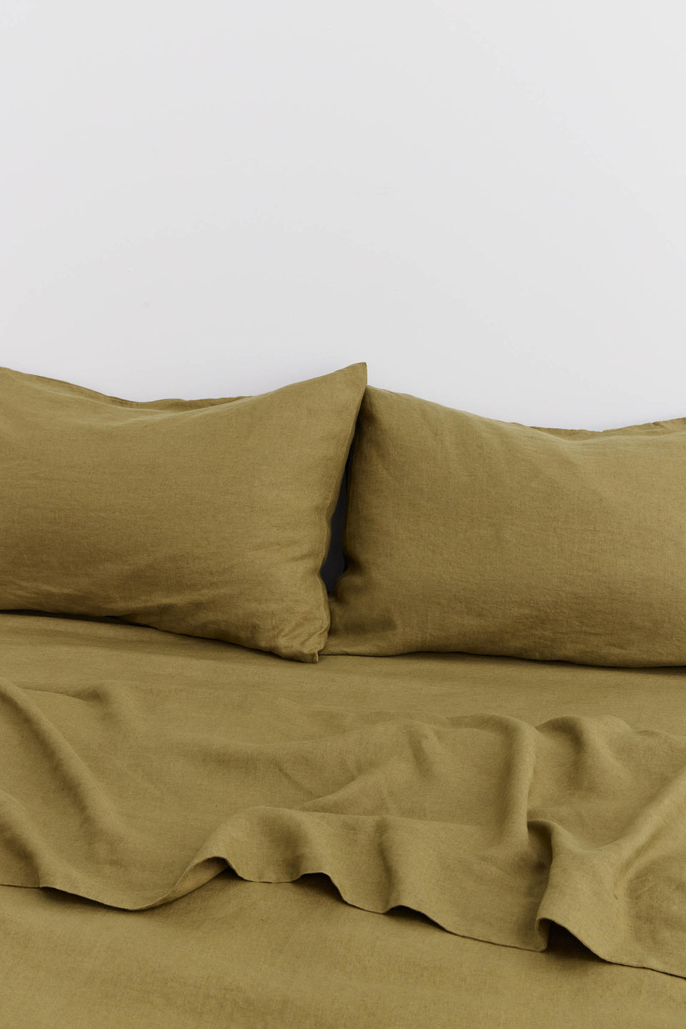 Linen Duvet Cover Olive | Assembly Label