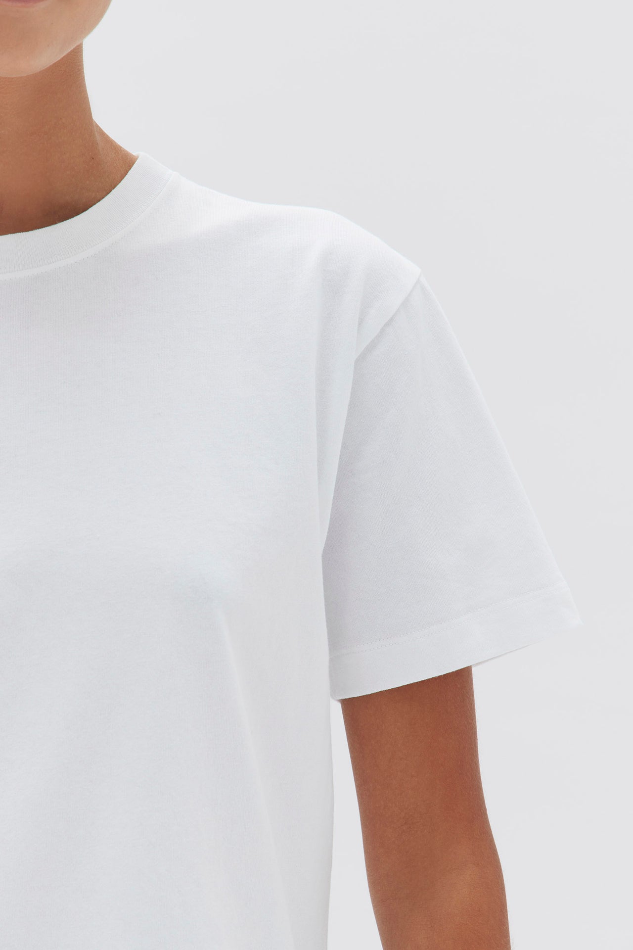 Womens Base Organic Tee Black | Assembly Label