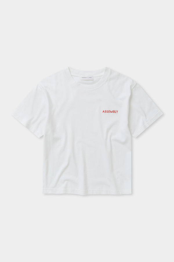 Re-Worn Pax Logo Tee White/Red | Assembly Label