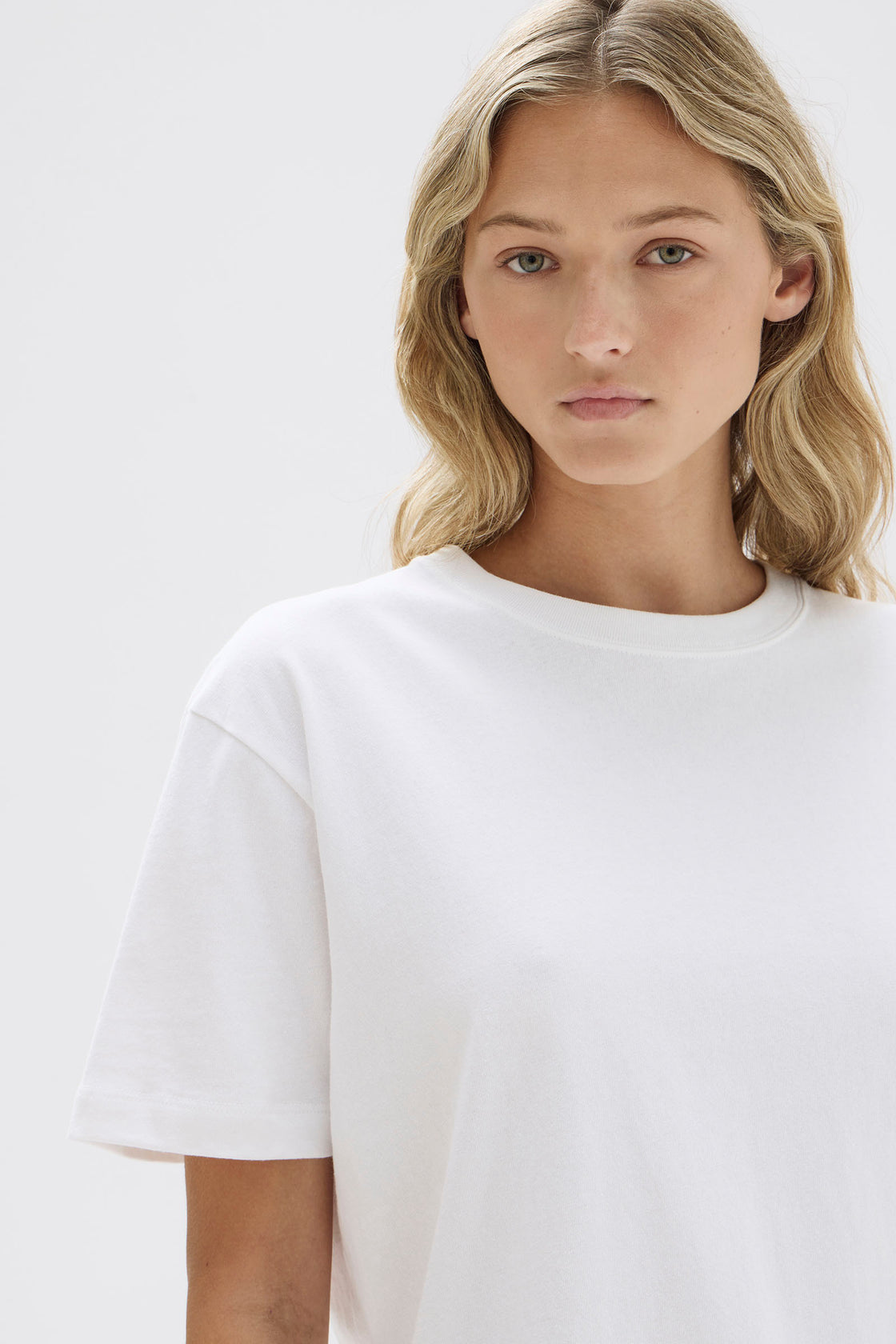 Womens Base Organic Tee Black | Assembly Label