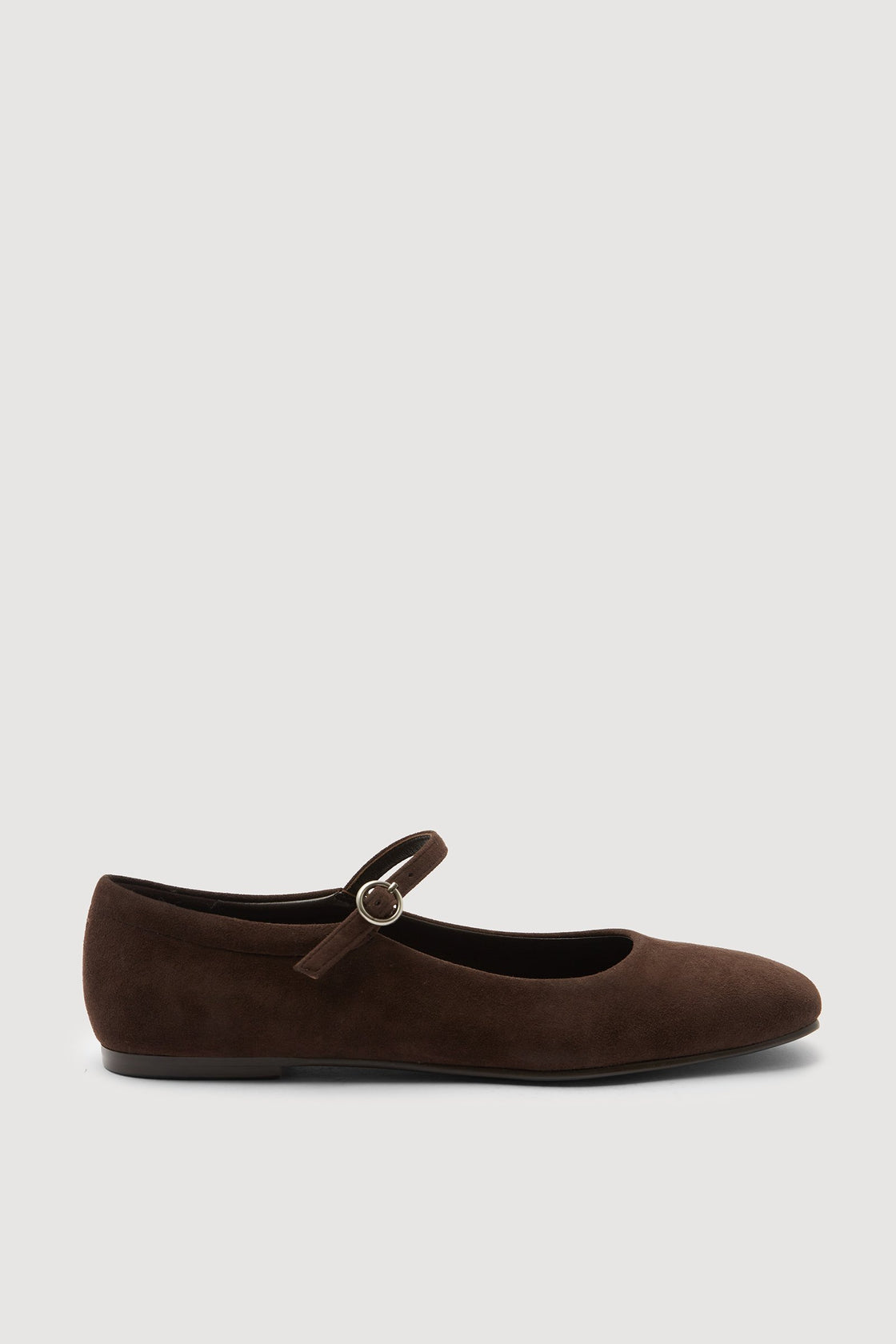 Womens Beth Suede Ballet Flat Ganache | Assembly Label