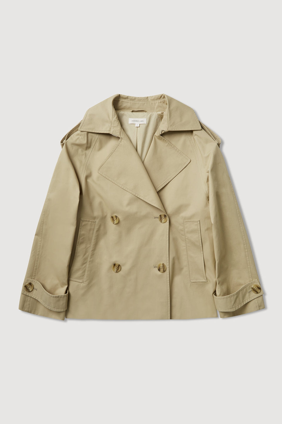 Womens Casey Short Mac Jacket Natural | Assembly Label