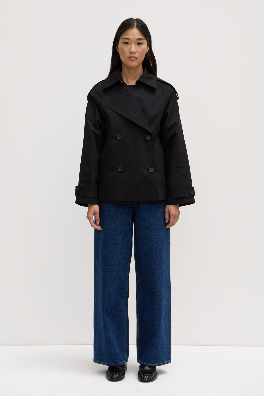 Womens Casey Short Mac Jacket Black | Assembly Label