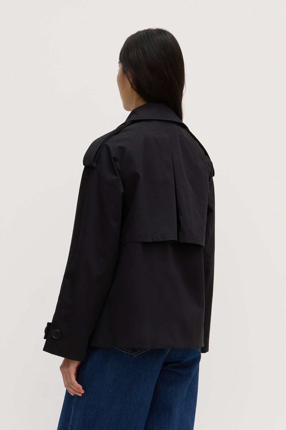 Womens Casey Short Mac Jacket Black | Assembly Label