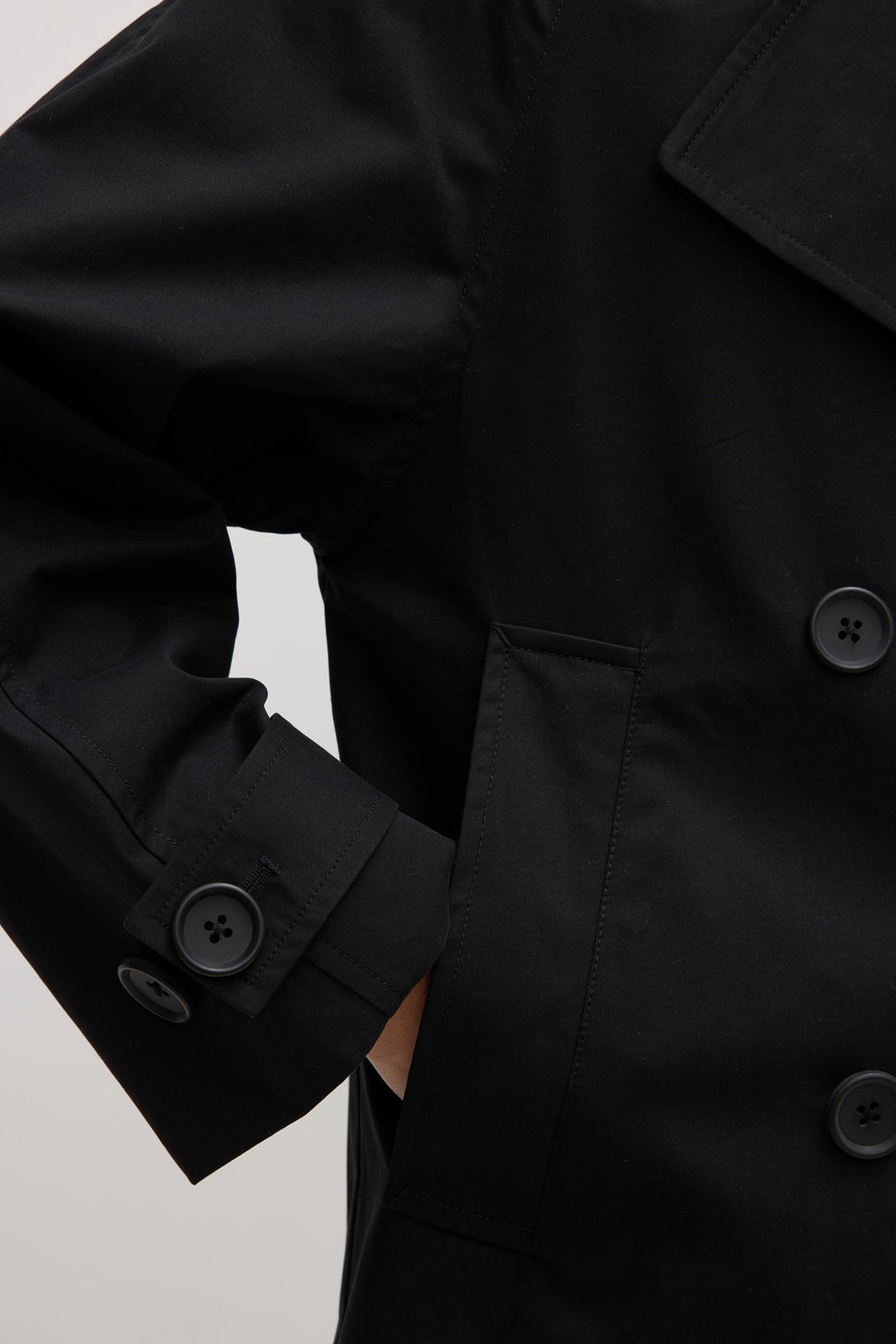 Womens Casey Short Mac Jacket Black | Assembly Label