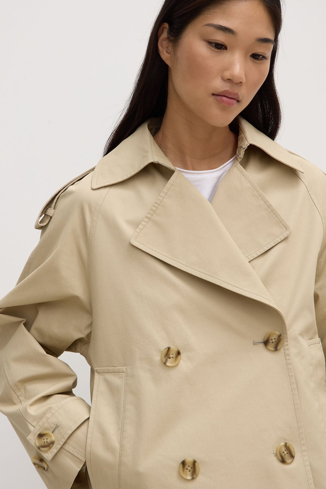 Womens Casey Short Mac Jacket Natural | Assembly Label
