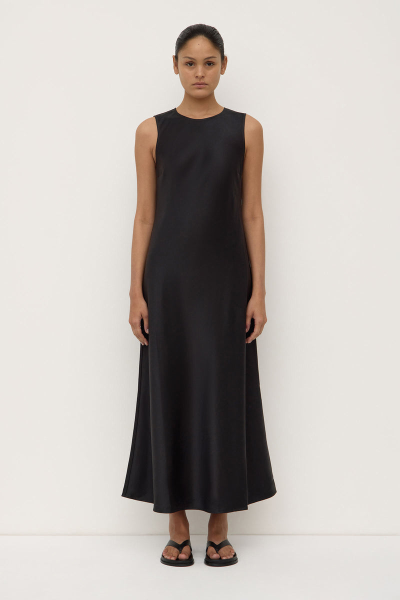 Womens Ilsa Midi Dress Black | Assembly Label