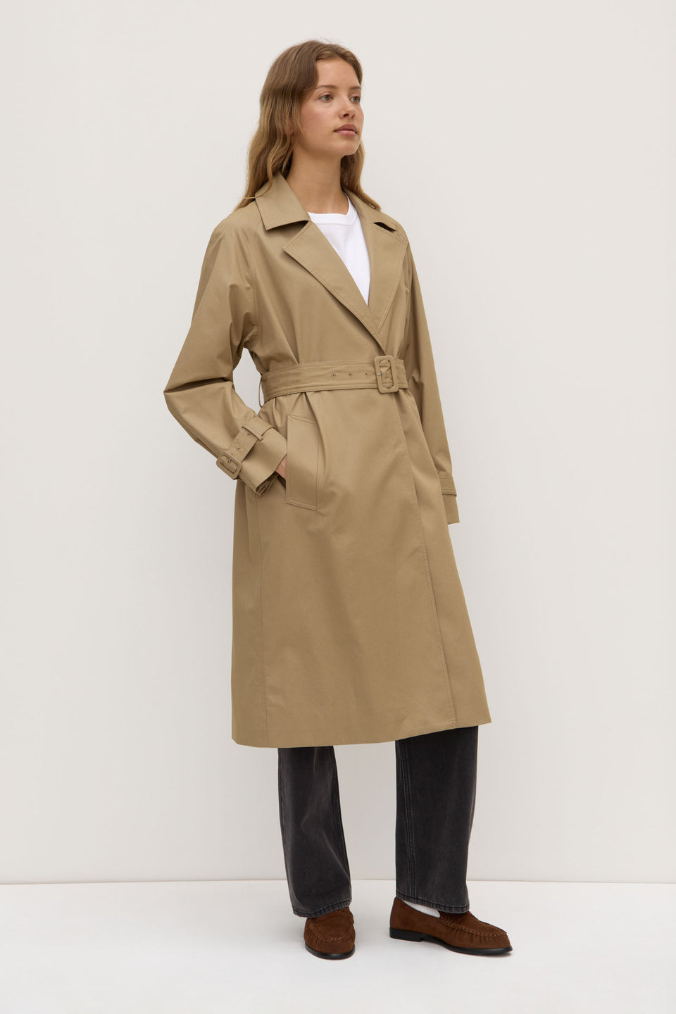 Womens Kallina Trench Coat Cement | Assembly Label