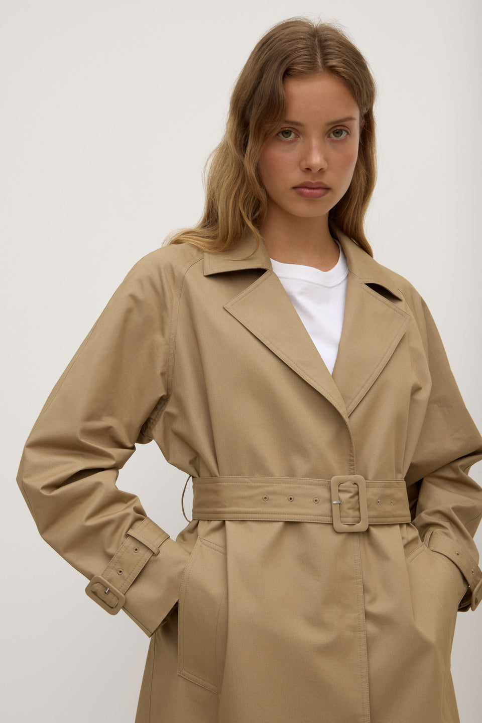 Womens Kallina Trench Coat Cement | Assembly Label