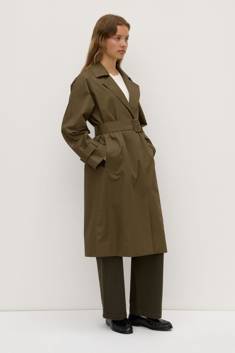 Womens Kallina Trench Coat Sorrel | Assembly Label