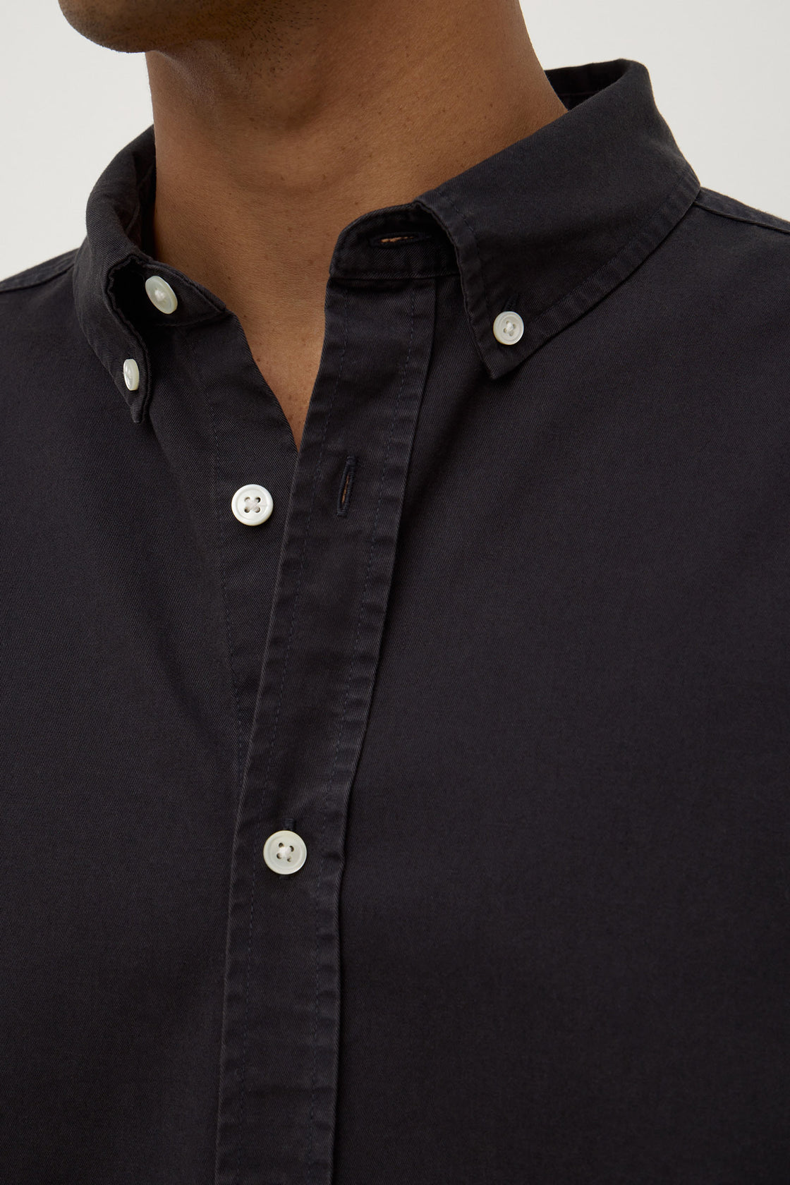 Mens Maclean Long Sleeve Shirt Washed Black | Assembly Label