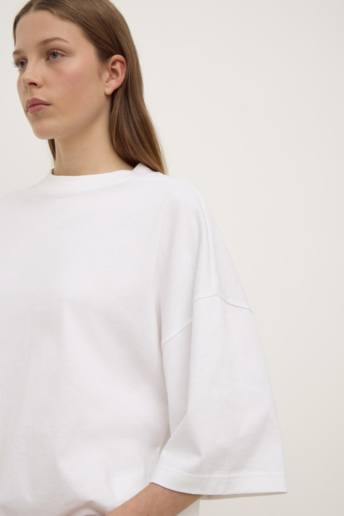 Womens Max Cotton Oversized Tee White | Assembly Label