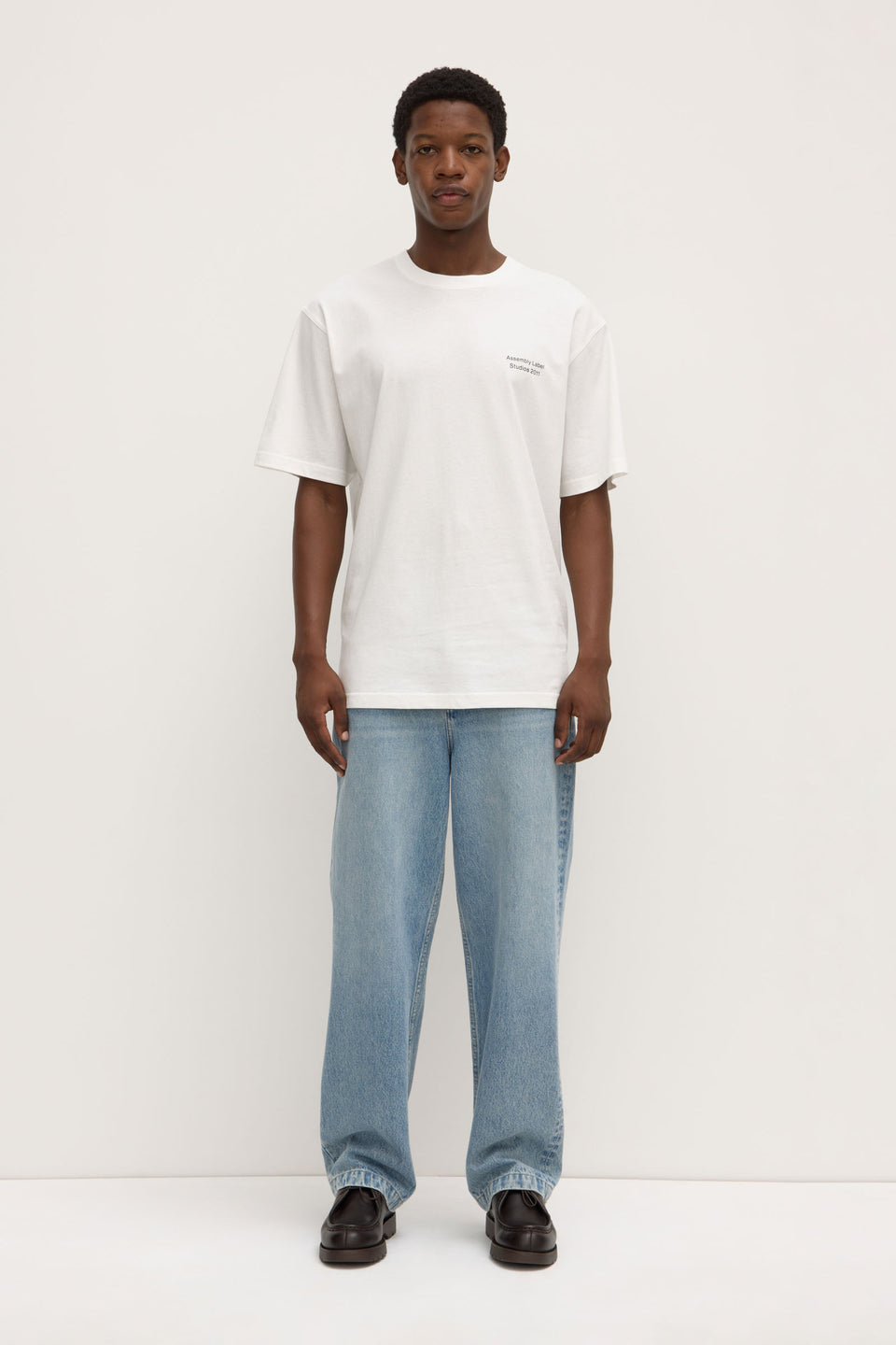 Mens Origin Logo Tee Antique White | Assembly Label