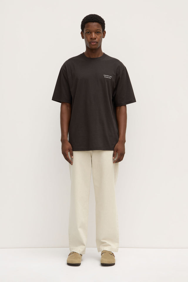 Mens Origin Logo Tee Washed Black | Assembly Label