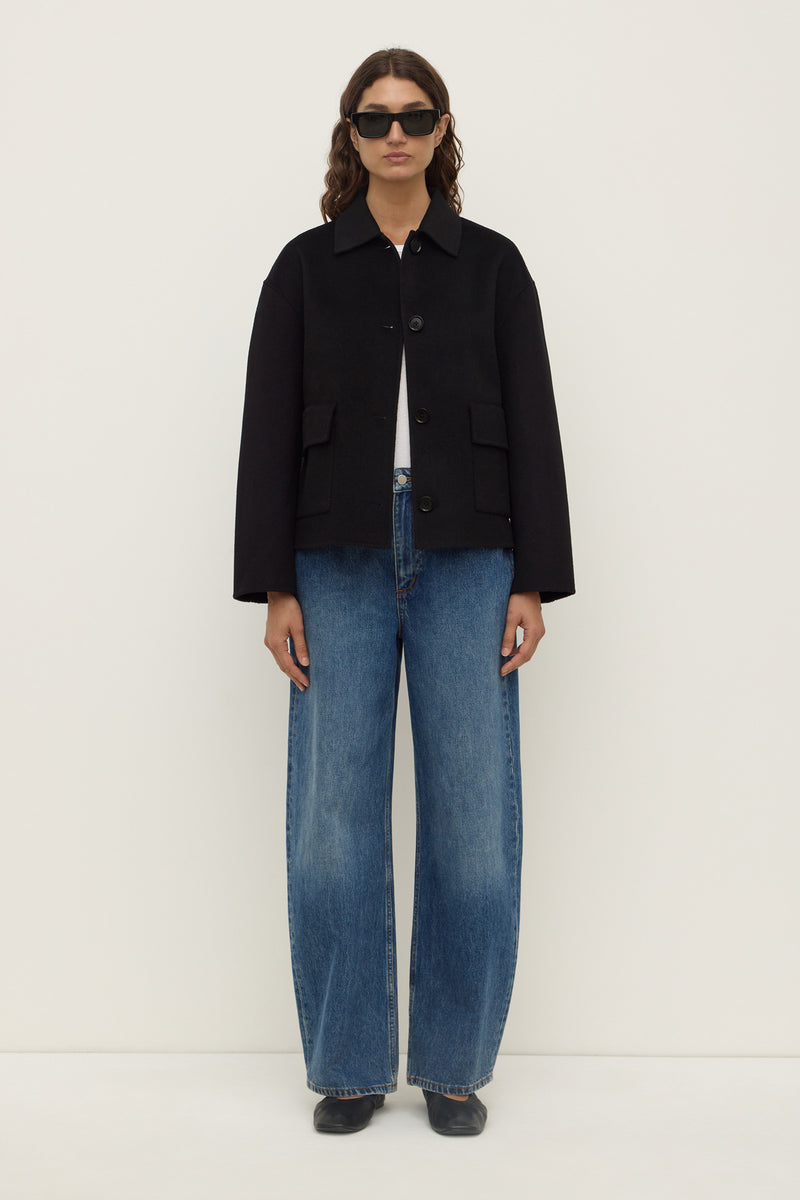 Womens Mya Wool Jacket Black | Assembly Label