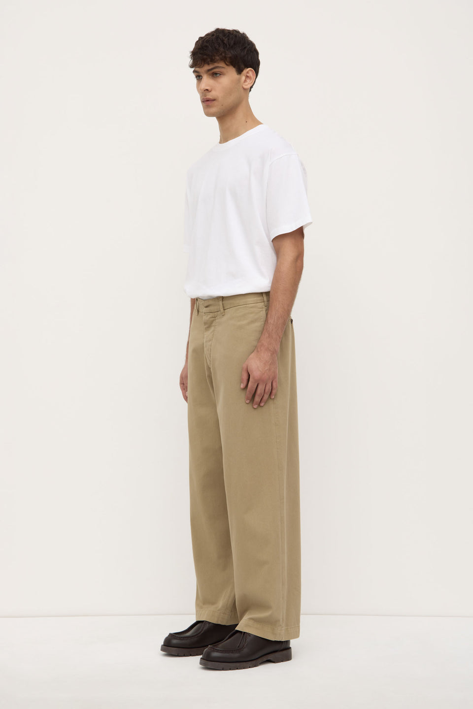 Mens Reyes Cotton Pant Tan | Assembly Label