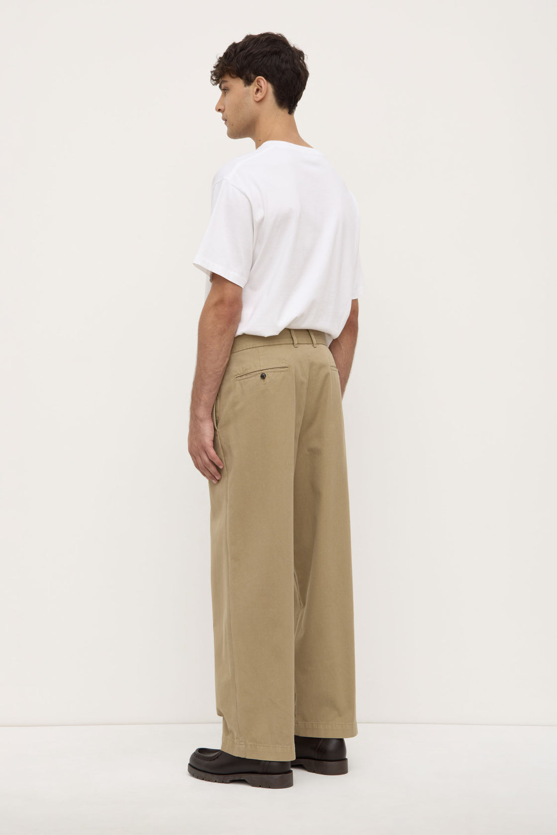 Mens Reyes Cotton Pant Tan | Assembly Label