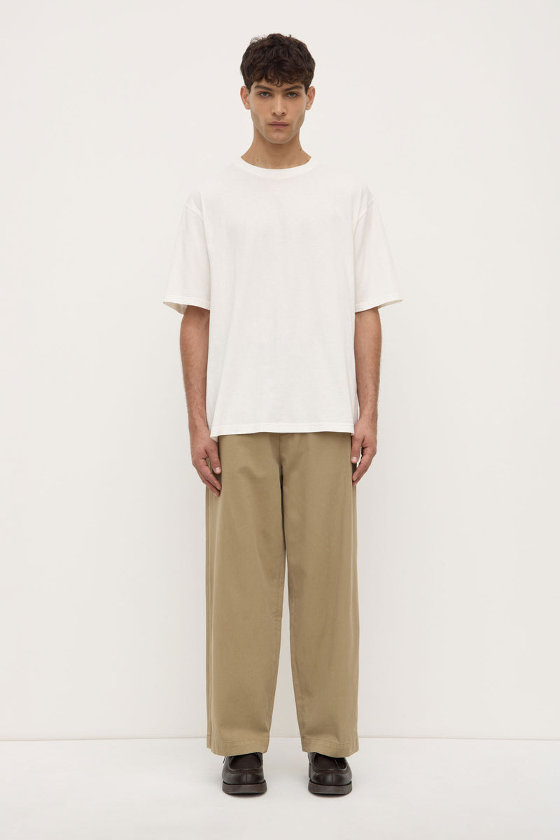 Mens Reyes Cotton Pant Tan | Assembly Label