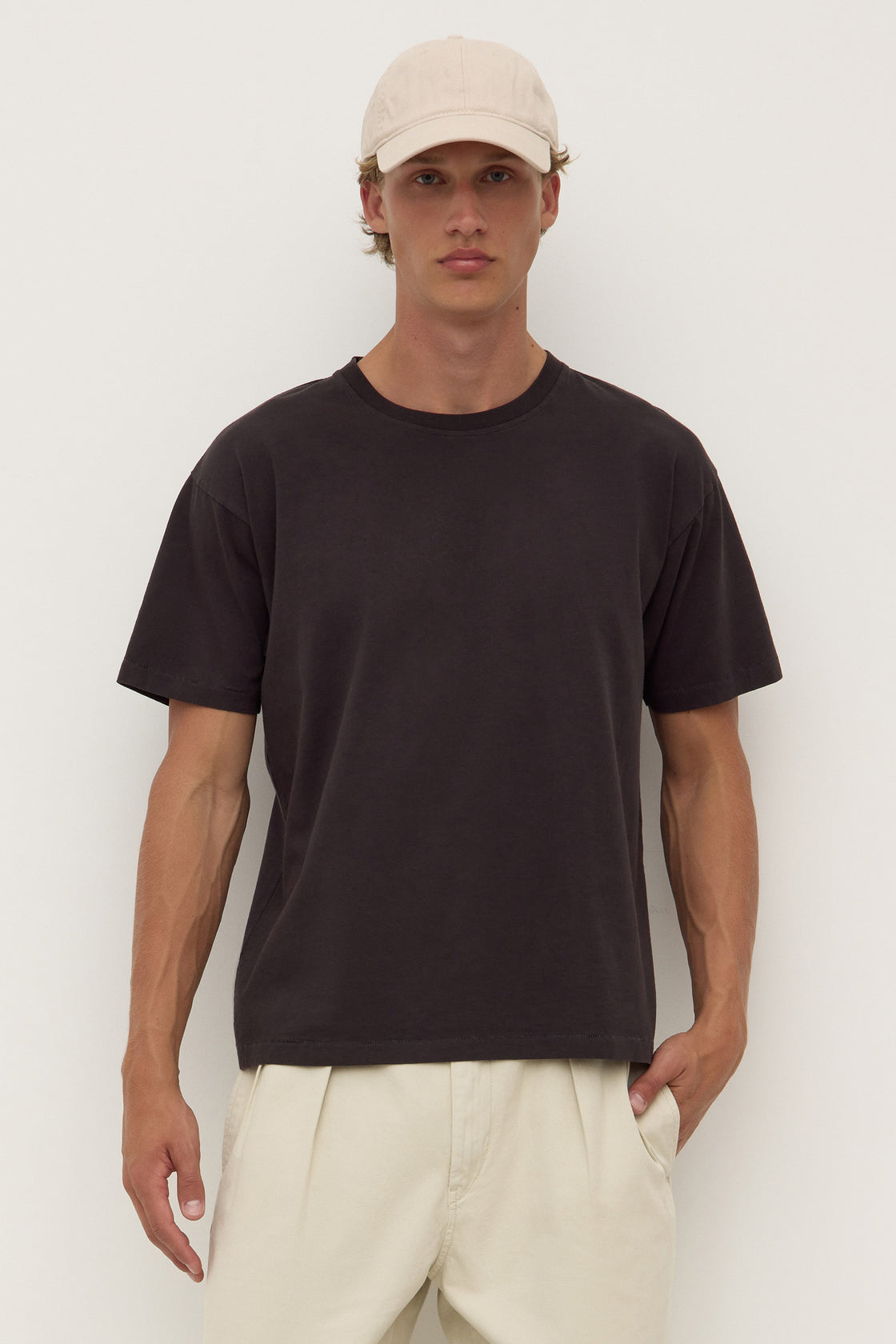 Mens Ross Tee Washed Black | Assembly Label
