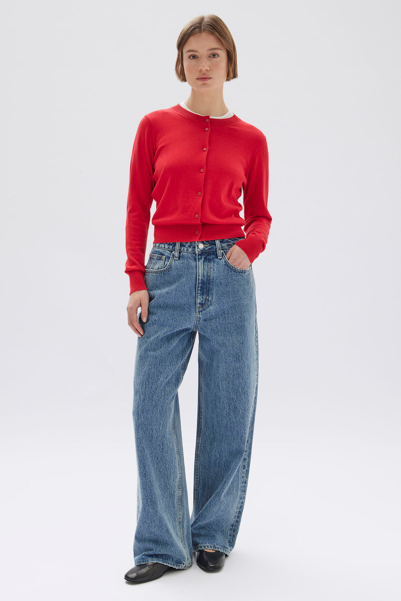 Semra Cotton Cashmere Cardigan – Assembly Label