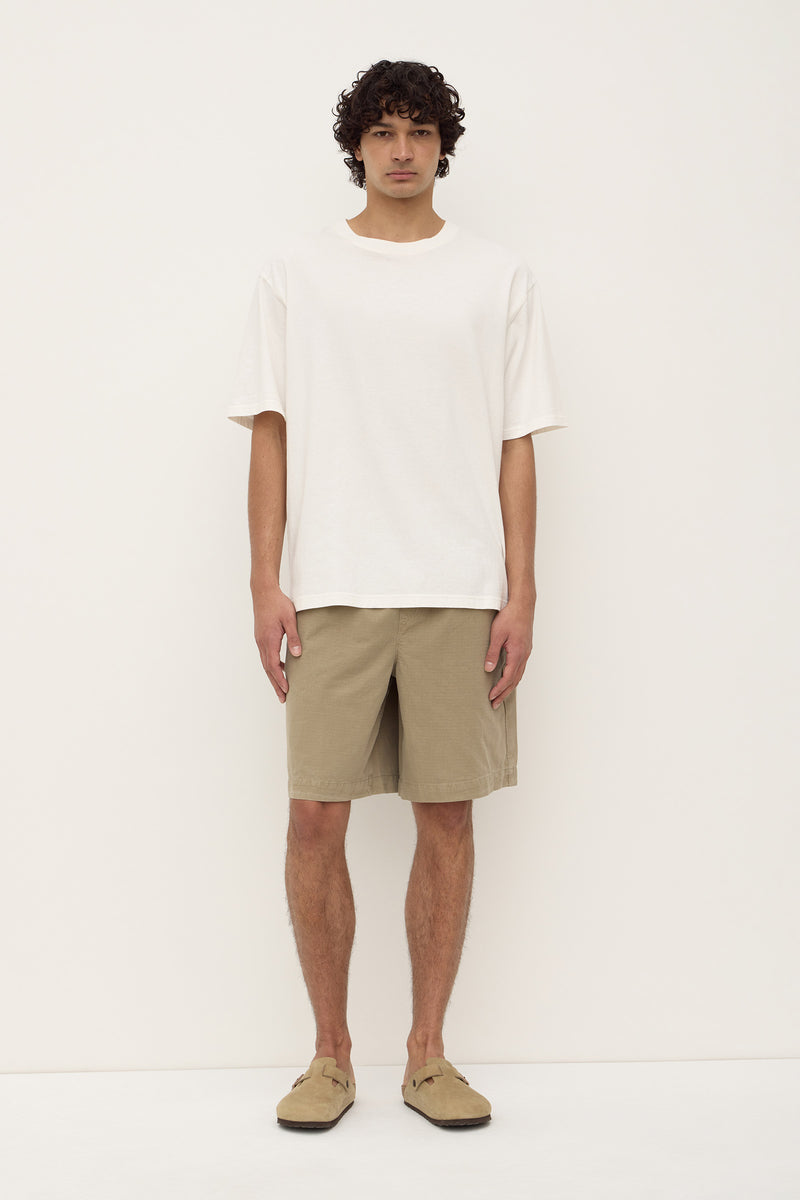 Mens Wallace Ripstop Short Light Tan | Assembly Label
