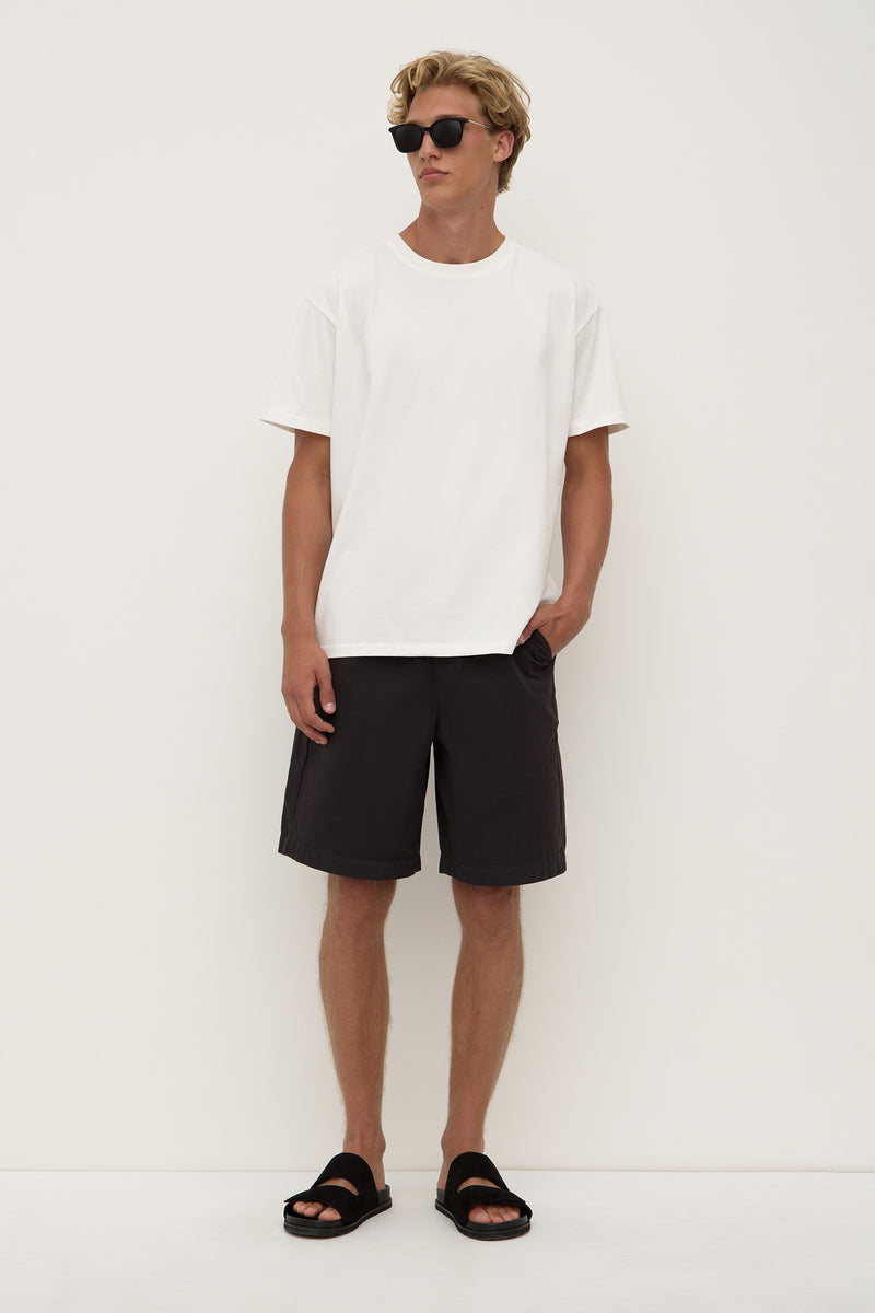 Mens Wallace Ripstop Short Washed Black | Assembly Label