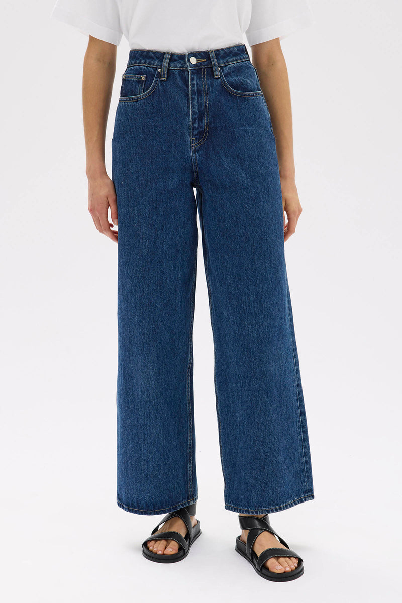 Womens Wide Leg Jean Heritage Blue | Assembly Label