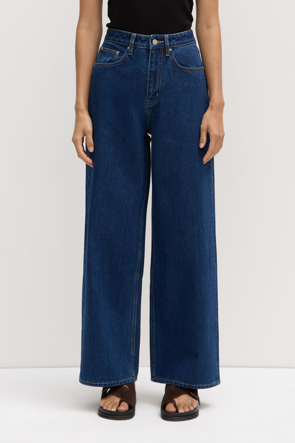 Womens Wide Leg Jean Heritage Blue | Assembly Label