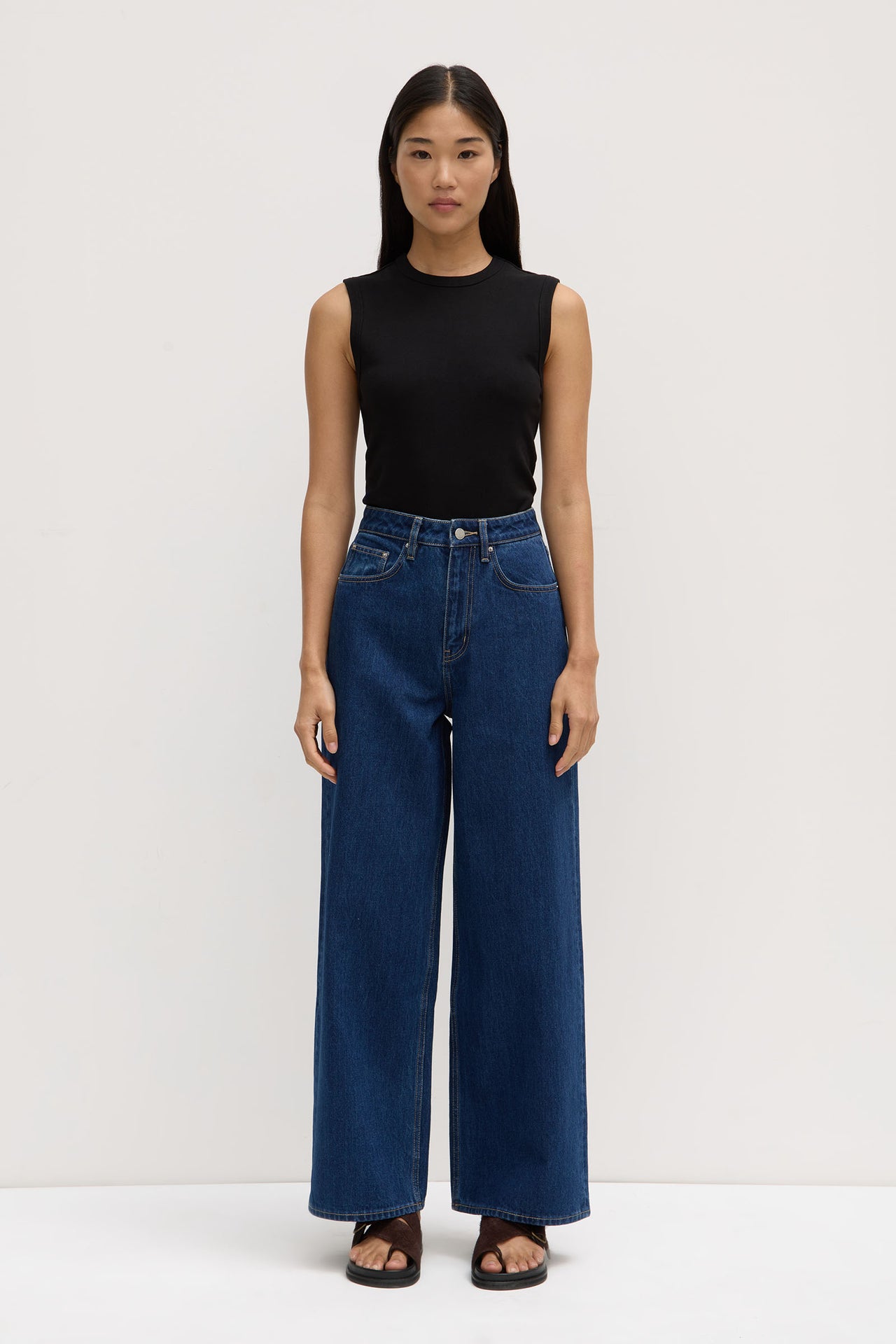Womens Wide Leg Jean Heritage Blue | Assembly Label