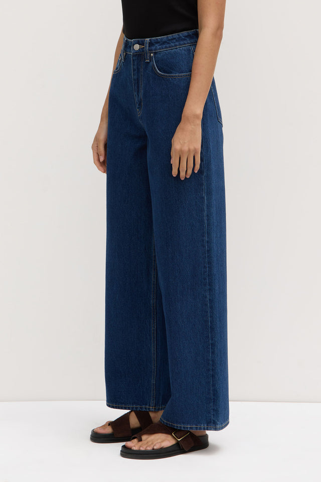 Womens Wide Leg Jean Heritage Blue | Assembly Label