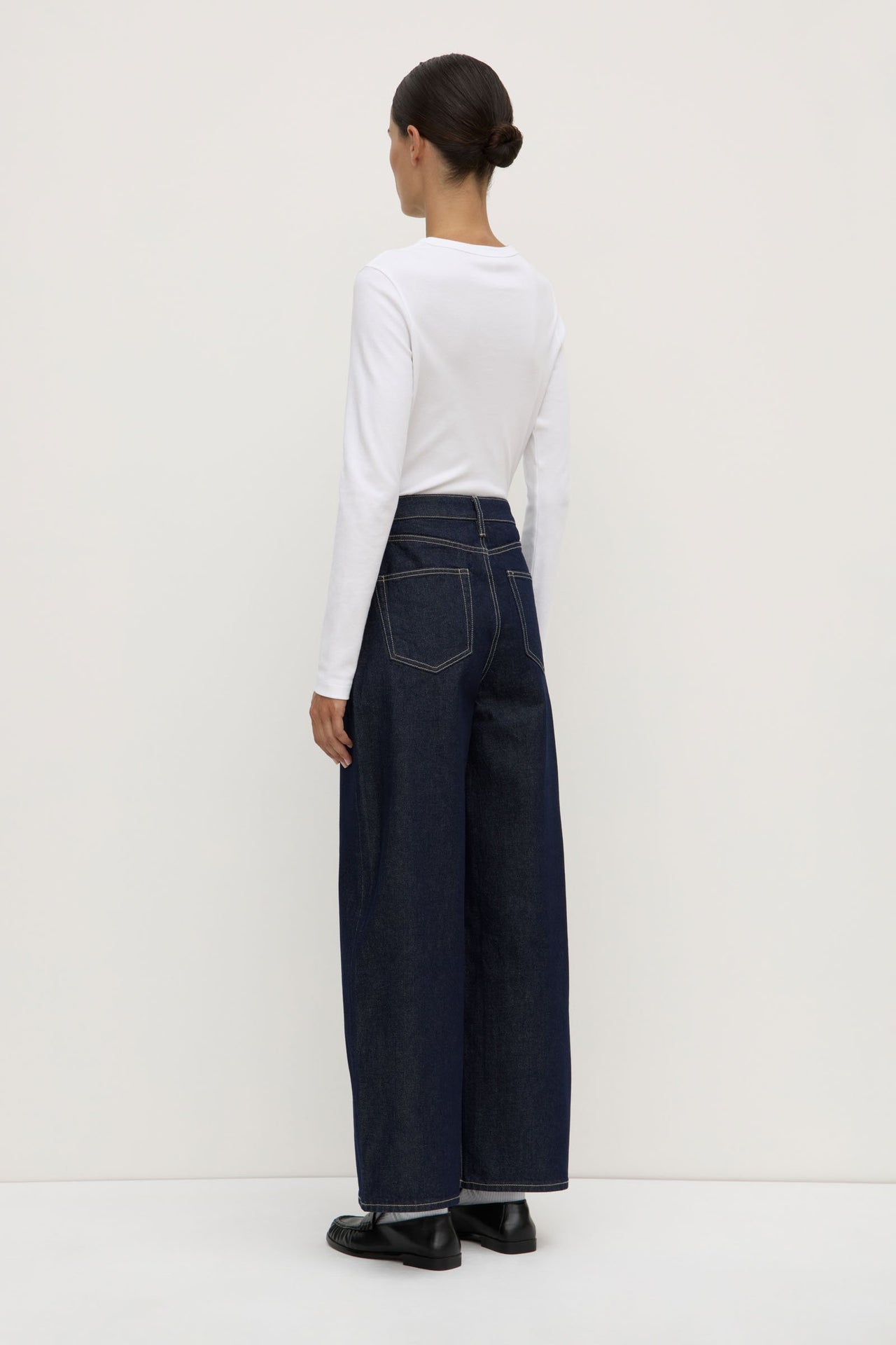 Womens Wide Leg Jean Rinse | Assembly Label