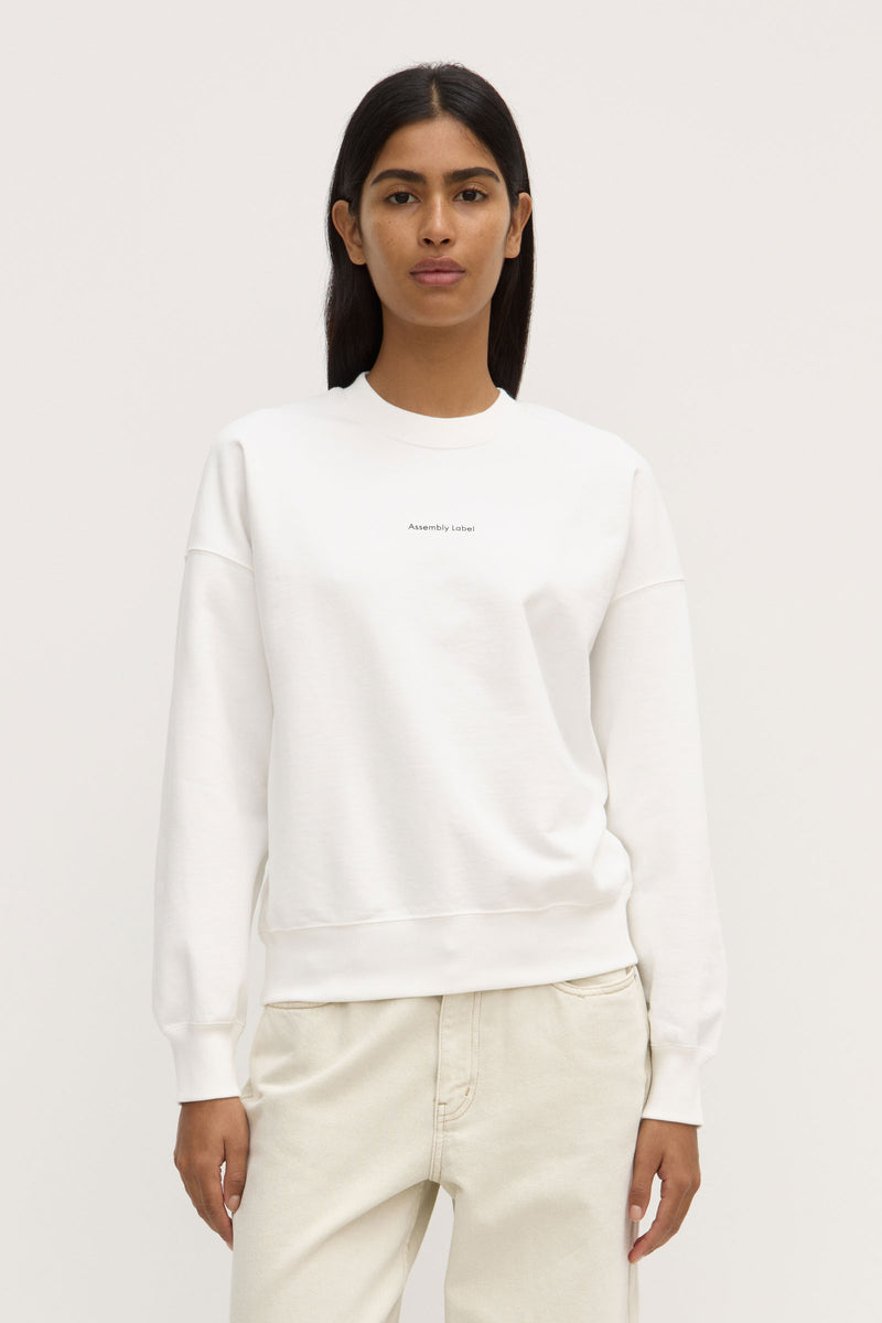 Womens Atelier Logo Fleece Antique White | Assembly Label