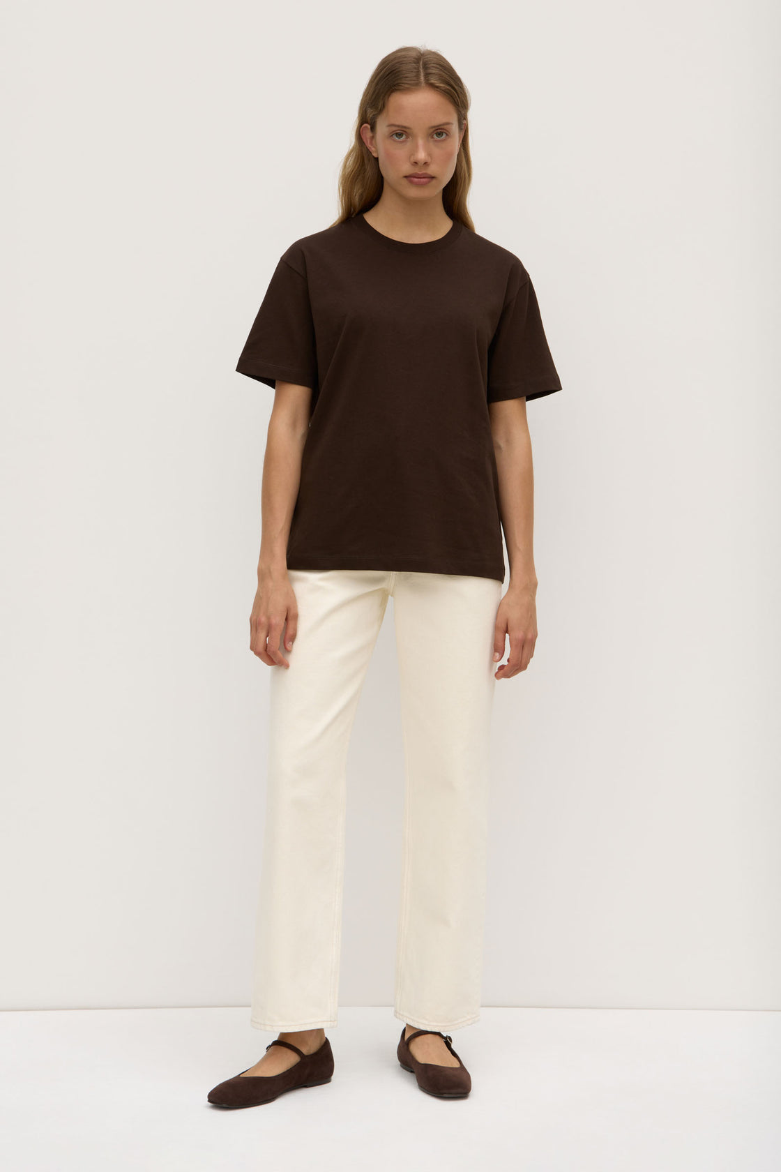 Womens Organic Base Tee Ganache | Assembly Label