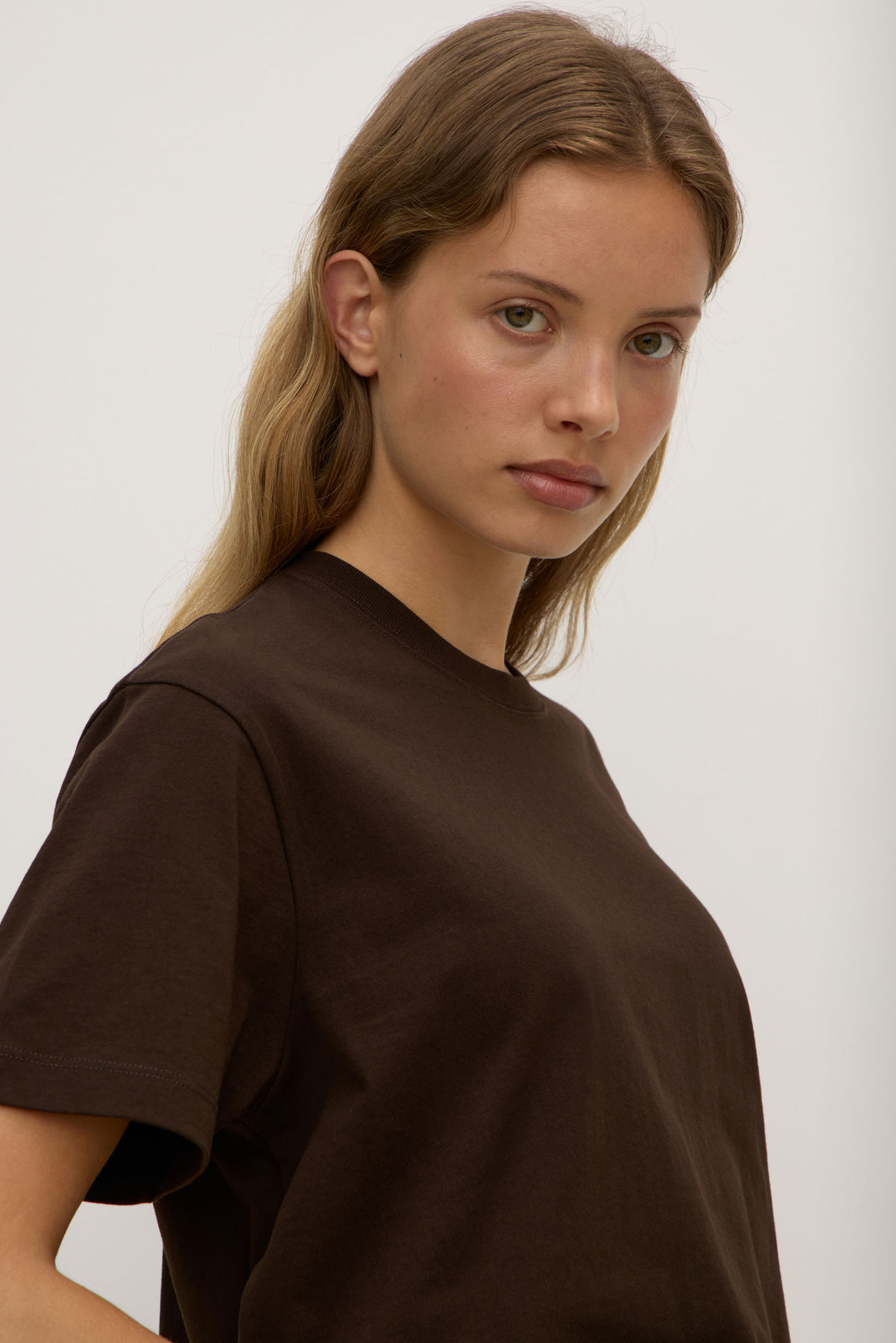 Womens Organic Base Tee Ganache | Assembly Label