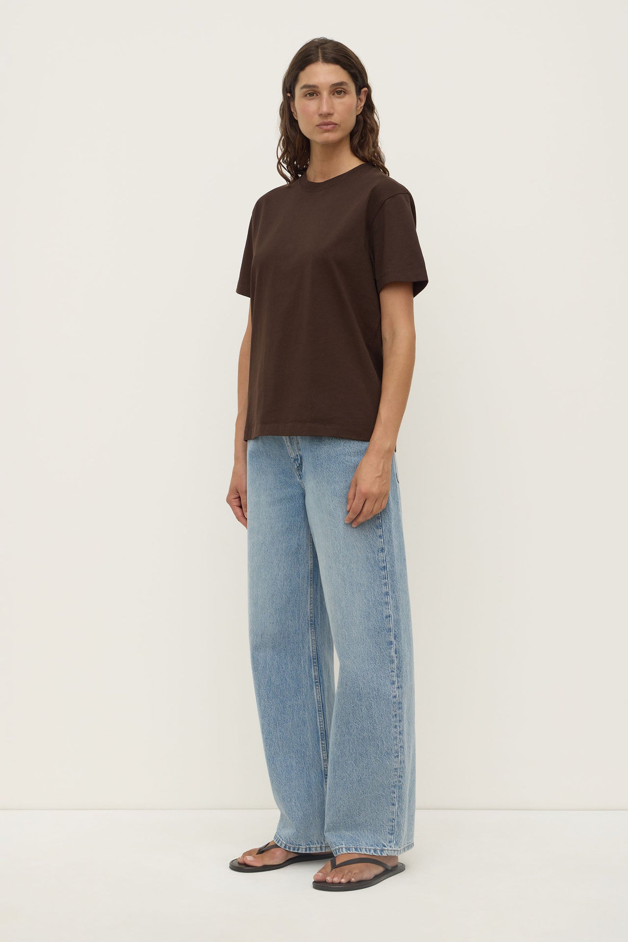 Womens Organic Base Tee Ganache | Assembly Label
