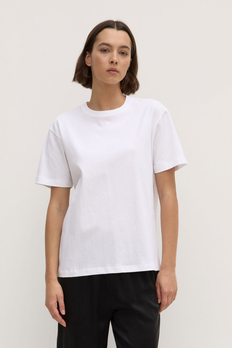 Womens Base Organic Tee Black | Assembly Label