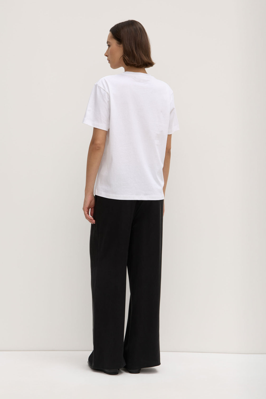 Womens Base Organic Tee Black | Assembly Label