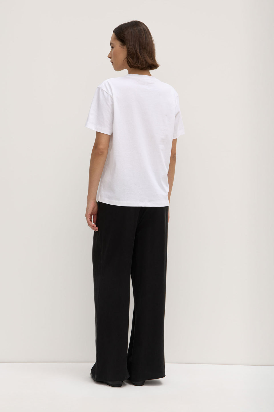 Womens Organic Base Tee White | Assembly Label