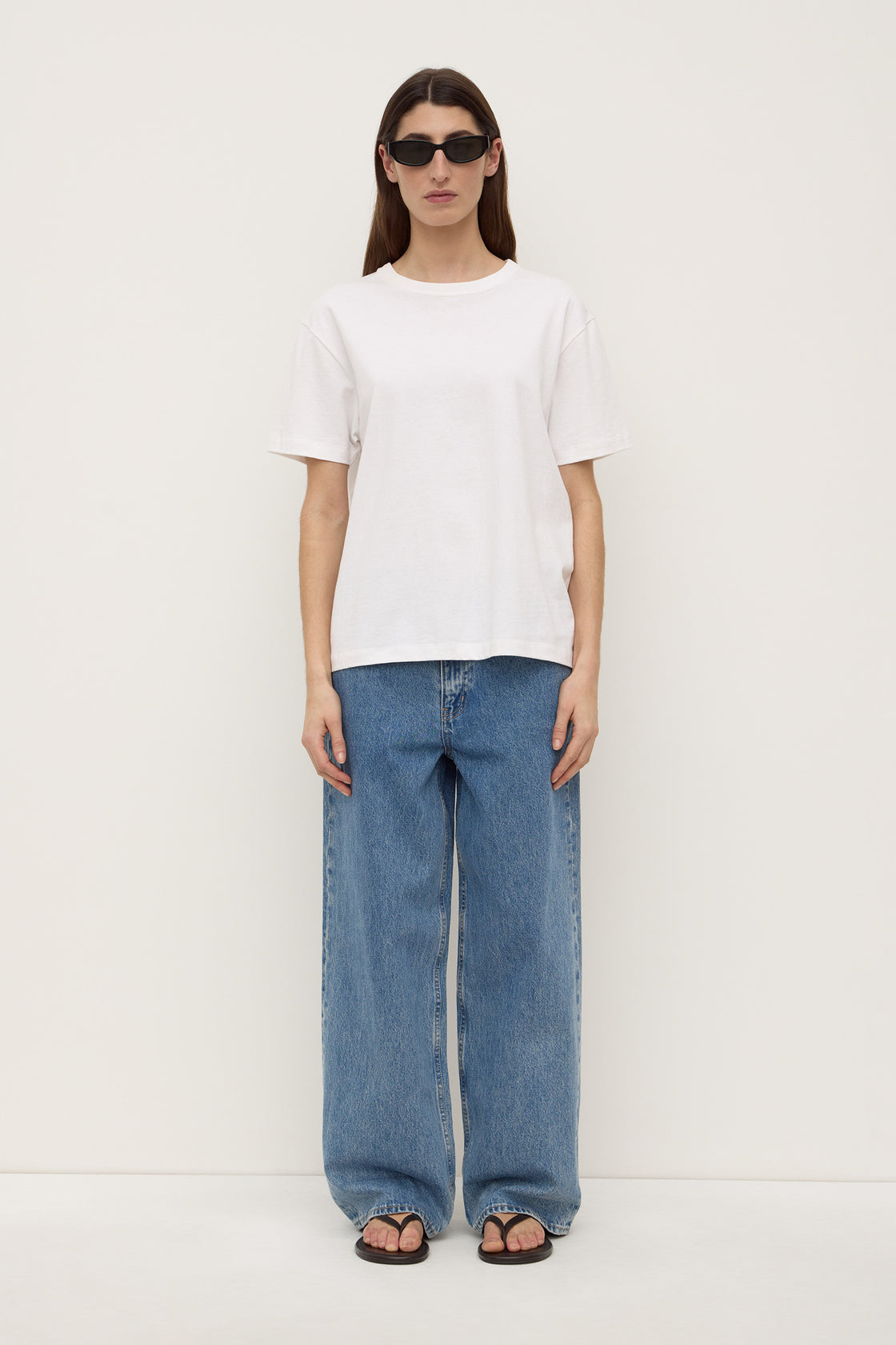 Womens Organic Base Tee White | Assembly Label