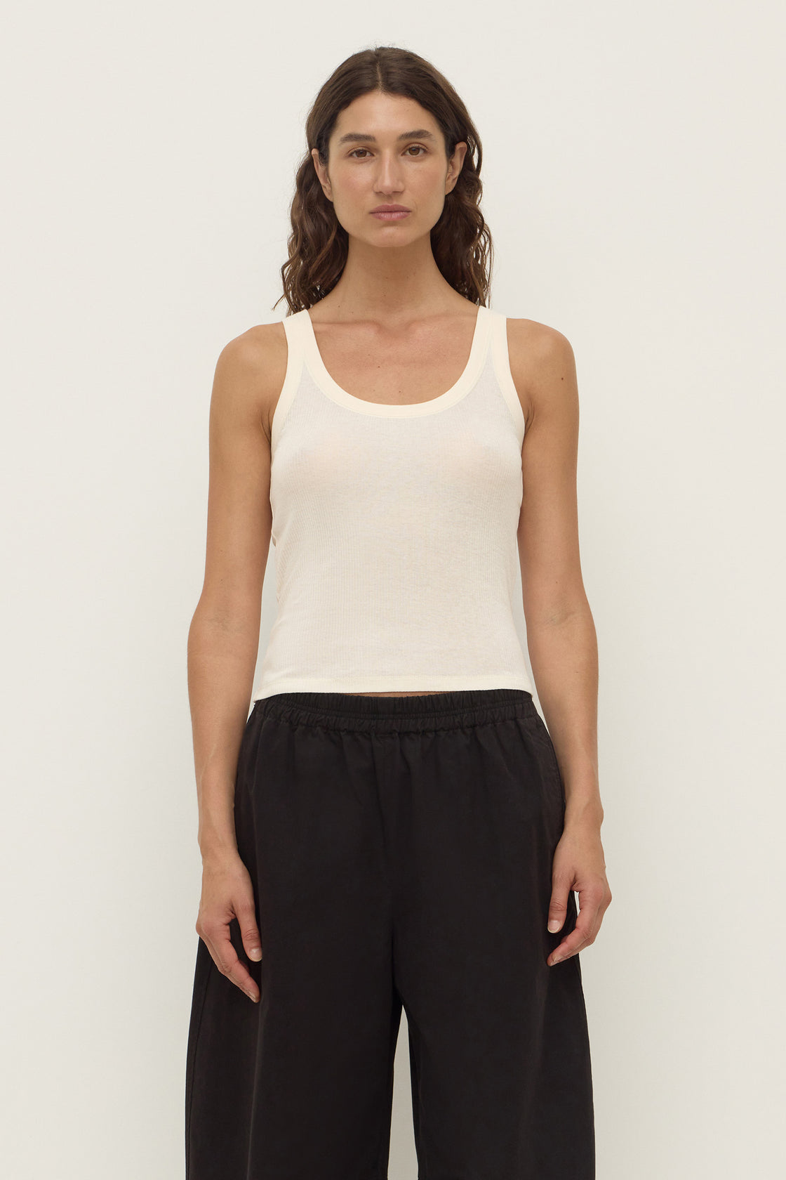 Womens Zali Tank Cream | Assembly Label