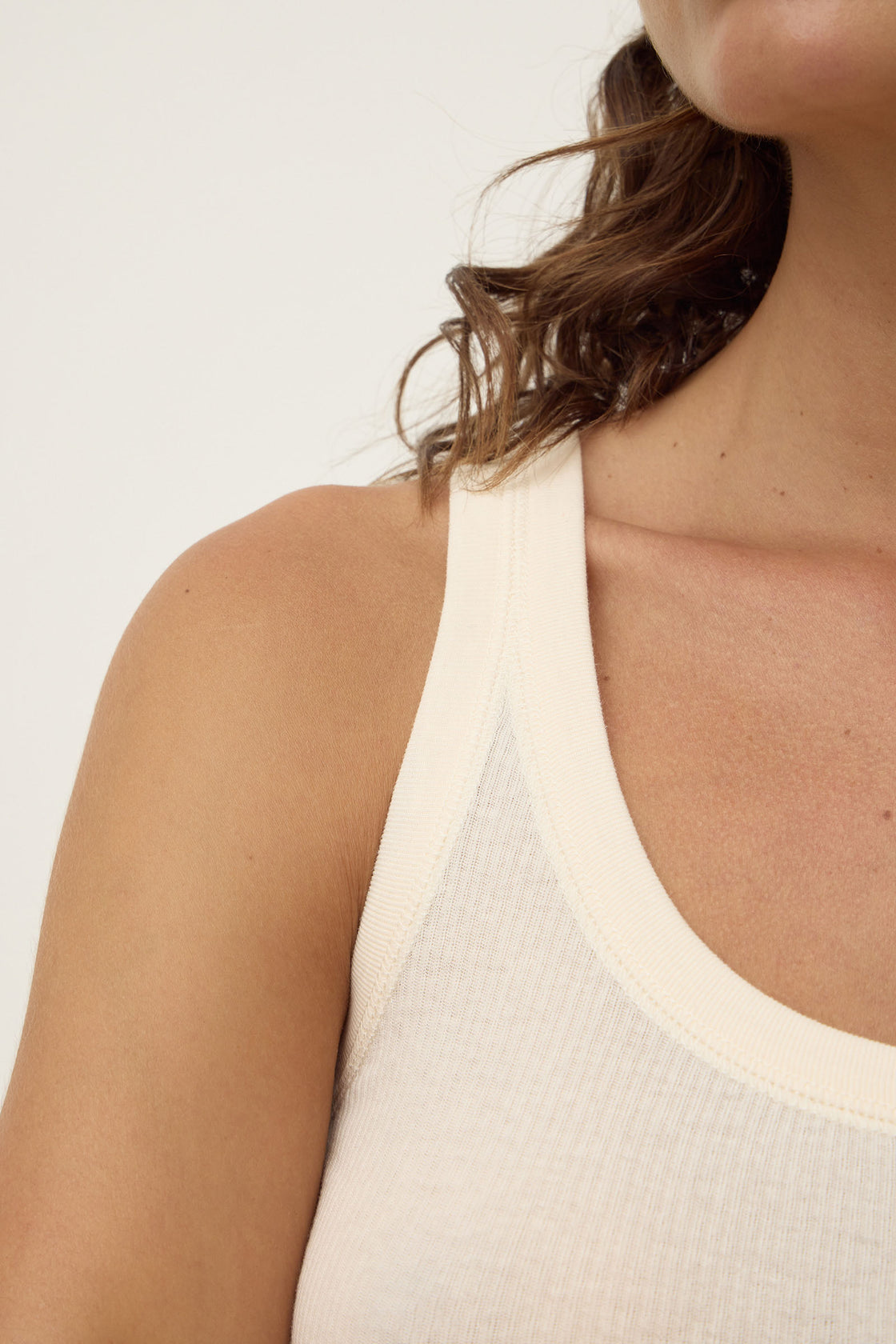 Womens Zali Tank Cream | Assembly Label