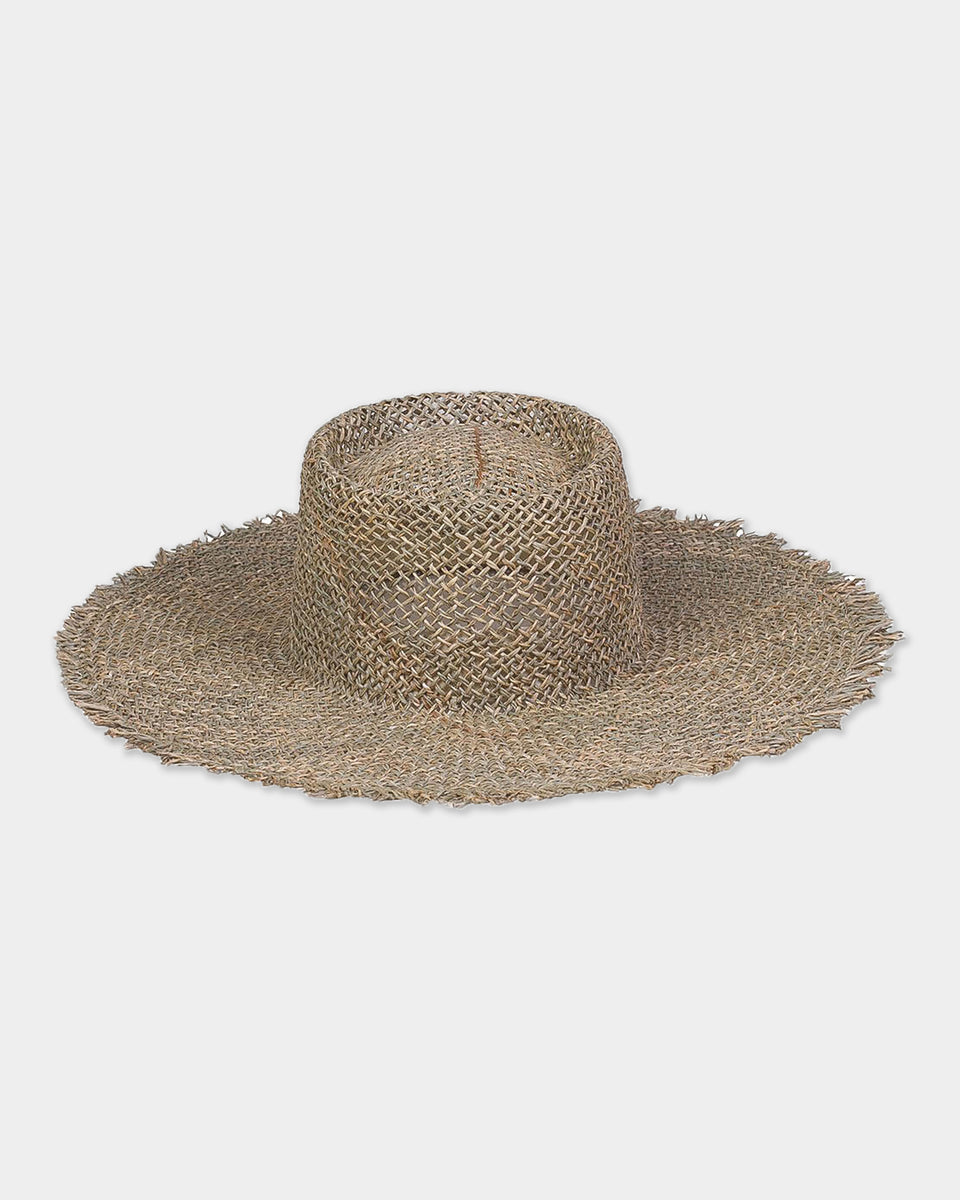 Lack of Color Sunnydip Fray Boater | Assembly Label