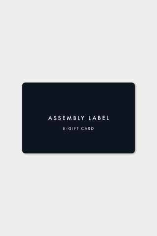 Assembly Label Gift Cards | Assembly Label
