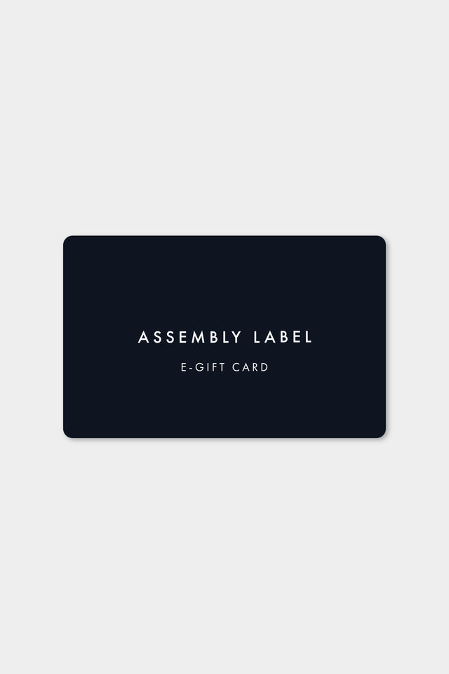 Assembly Label Gift Cards | Assembly Label